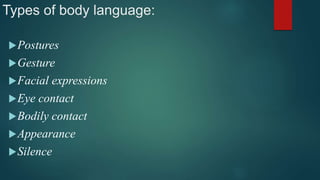 Non verbal communication | PPTX