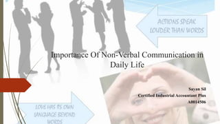 Non verbal communication | PPTX
