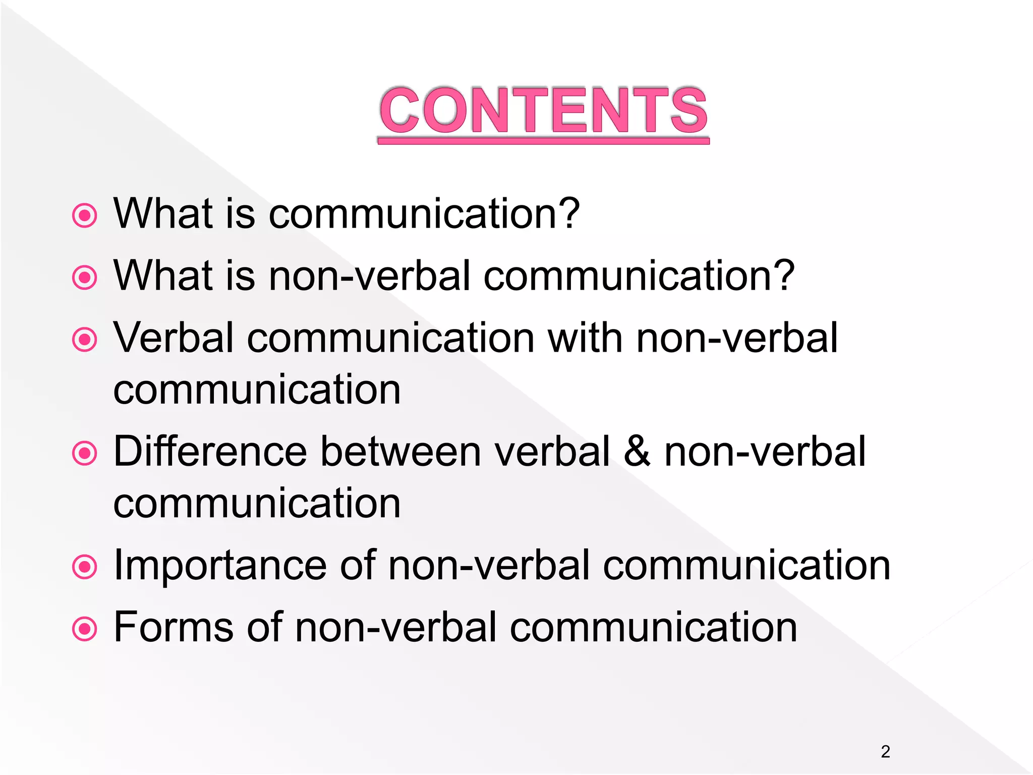 Nonverbal communication . | PPT