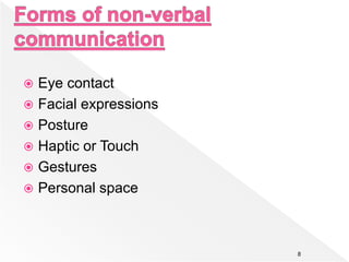 Nonverbal communication . | PPT