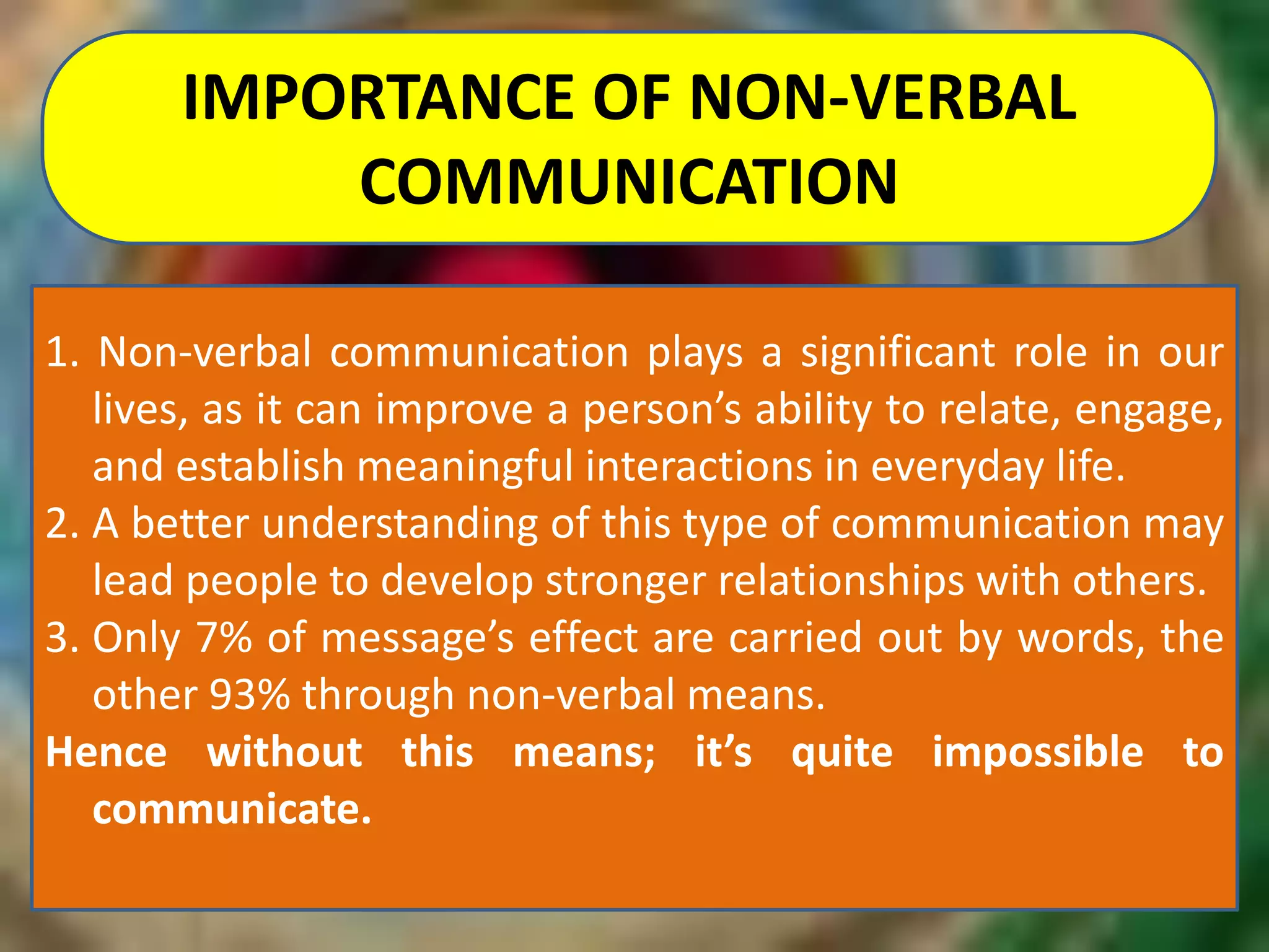 Non verbal communication | PPT