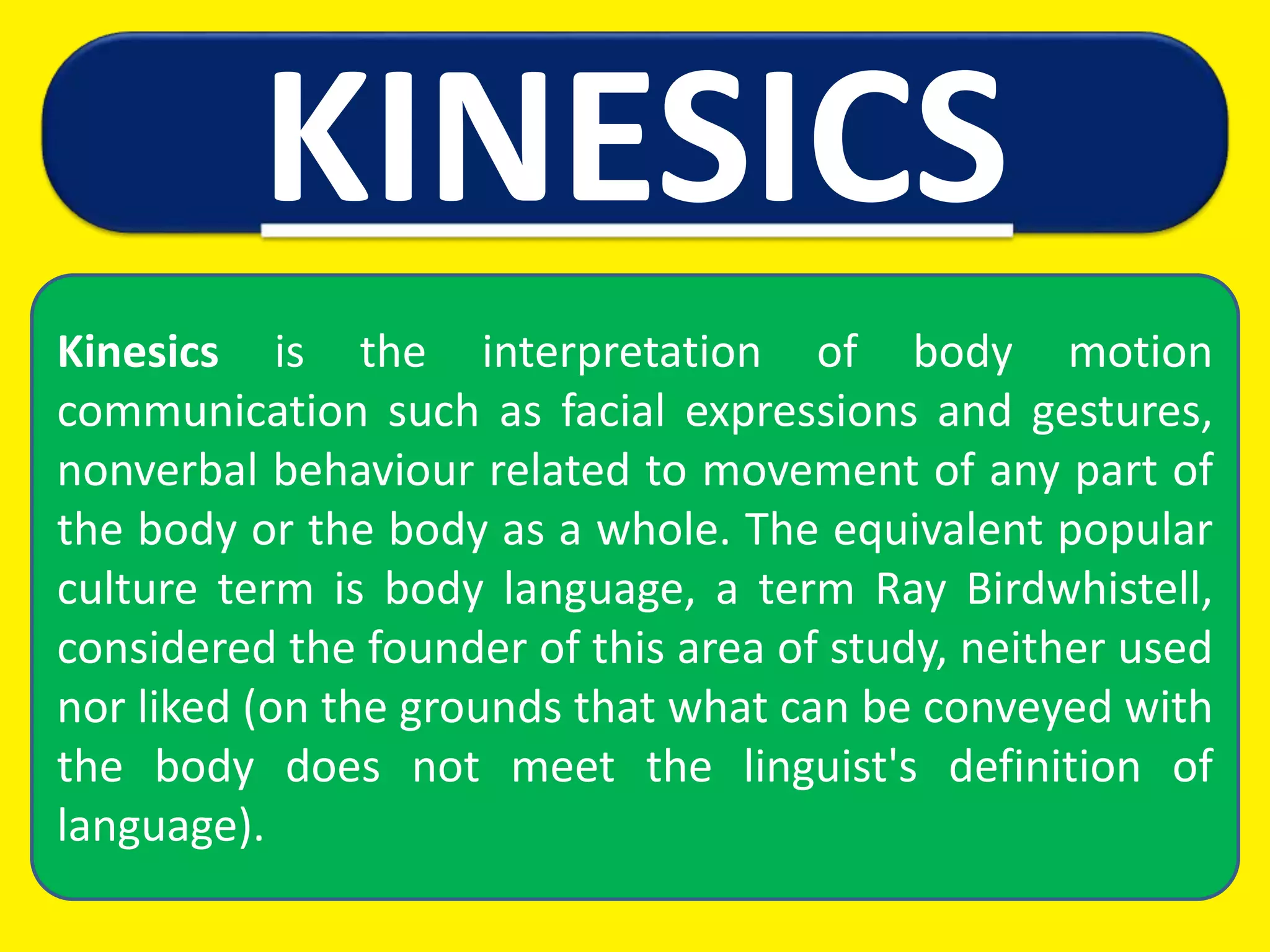 Non verbal communication | PPTX