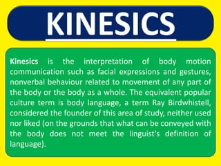 Non verbal communication | PPT