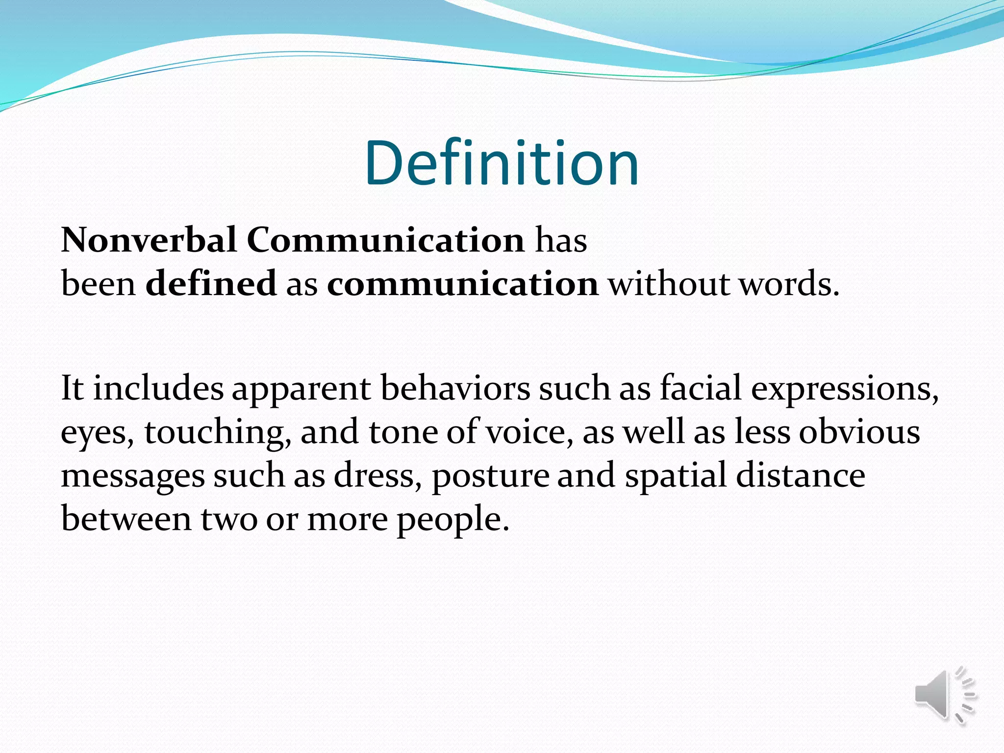Non verbal communication | PPTX