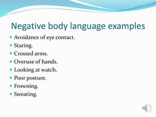 Non verbal communication | PPTX