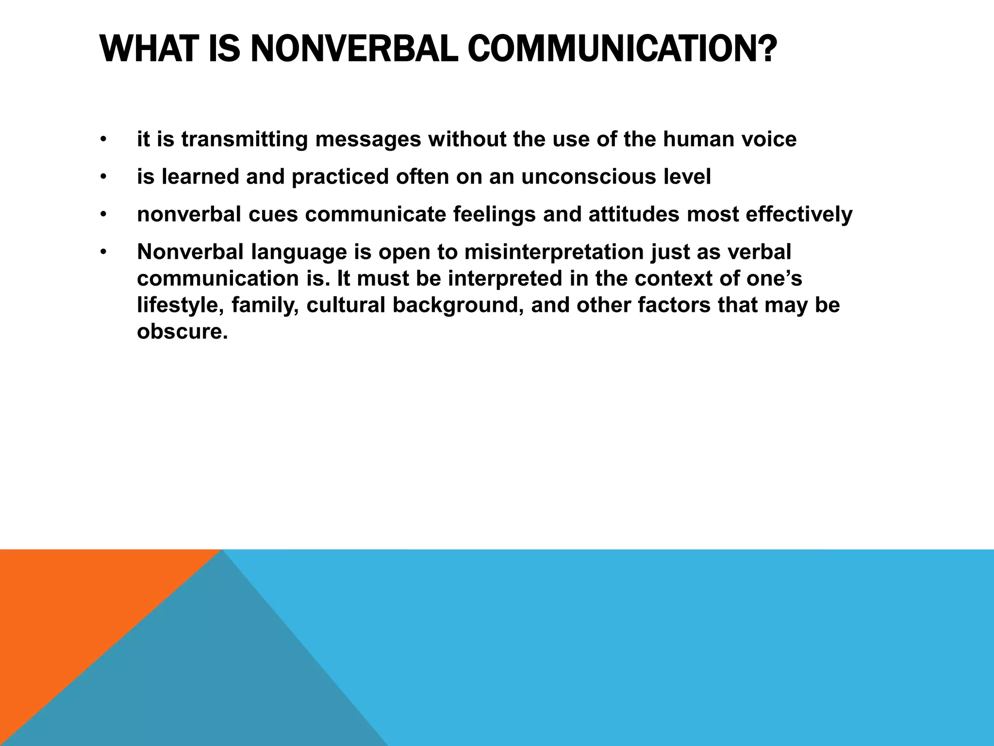 Nonverbal communication | PPTX | Foot Health | Diseases and Conditions