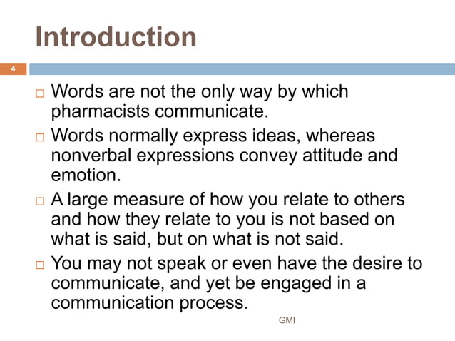 Nonverbal communication.pptx | Medical Health