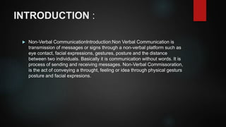 non verbal communication.pptx | Parenting Babies and Toddlers | Parenting