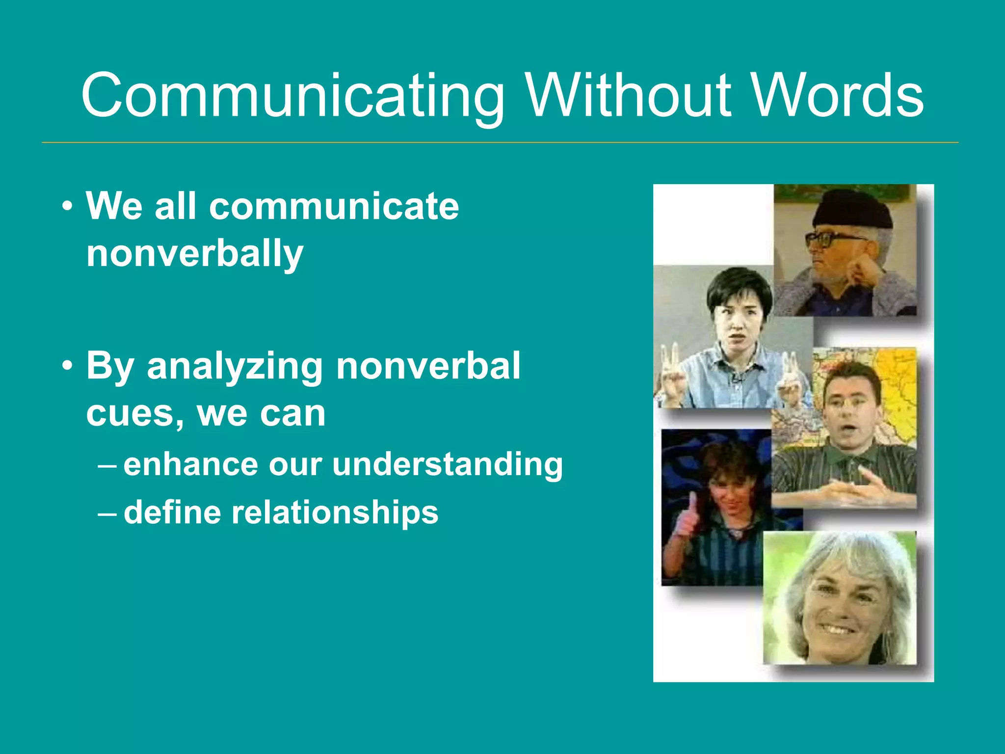 Nonverbal communication intercultural | PPT