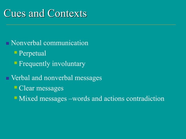 Nonverbal communication intercultural | PPT
