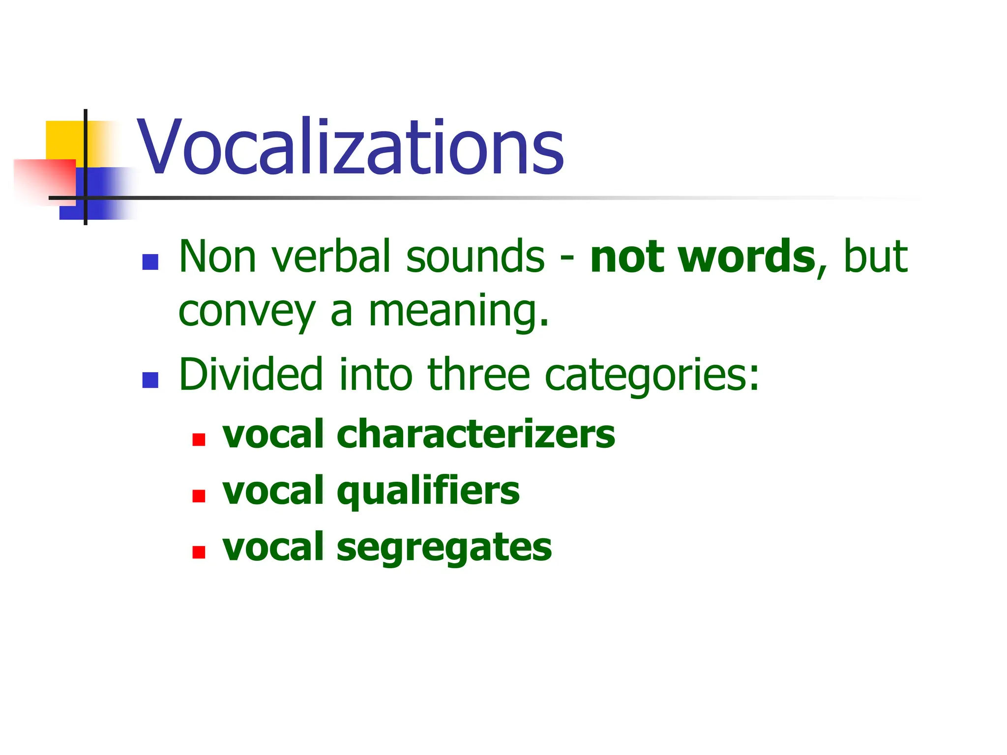 Non Verbal Communication in english class ppt | PPT