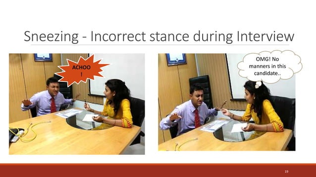 Nonverbal Communication for a candidate in an Interview session -Dos ...