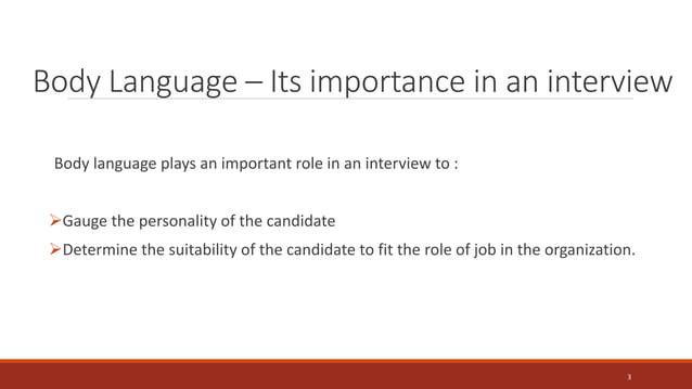 Nonverbal Communication for a candidate in an Interview session -Dos ...