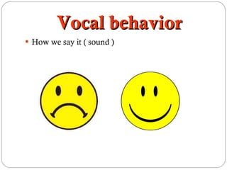 Nonverbal communication final | PPT