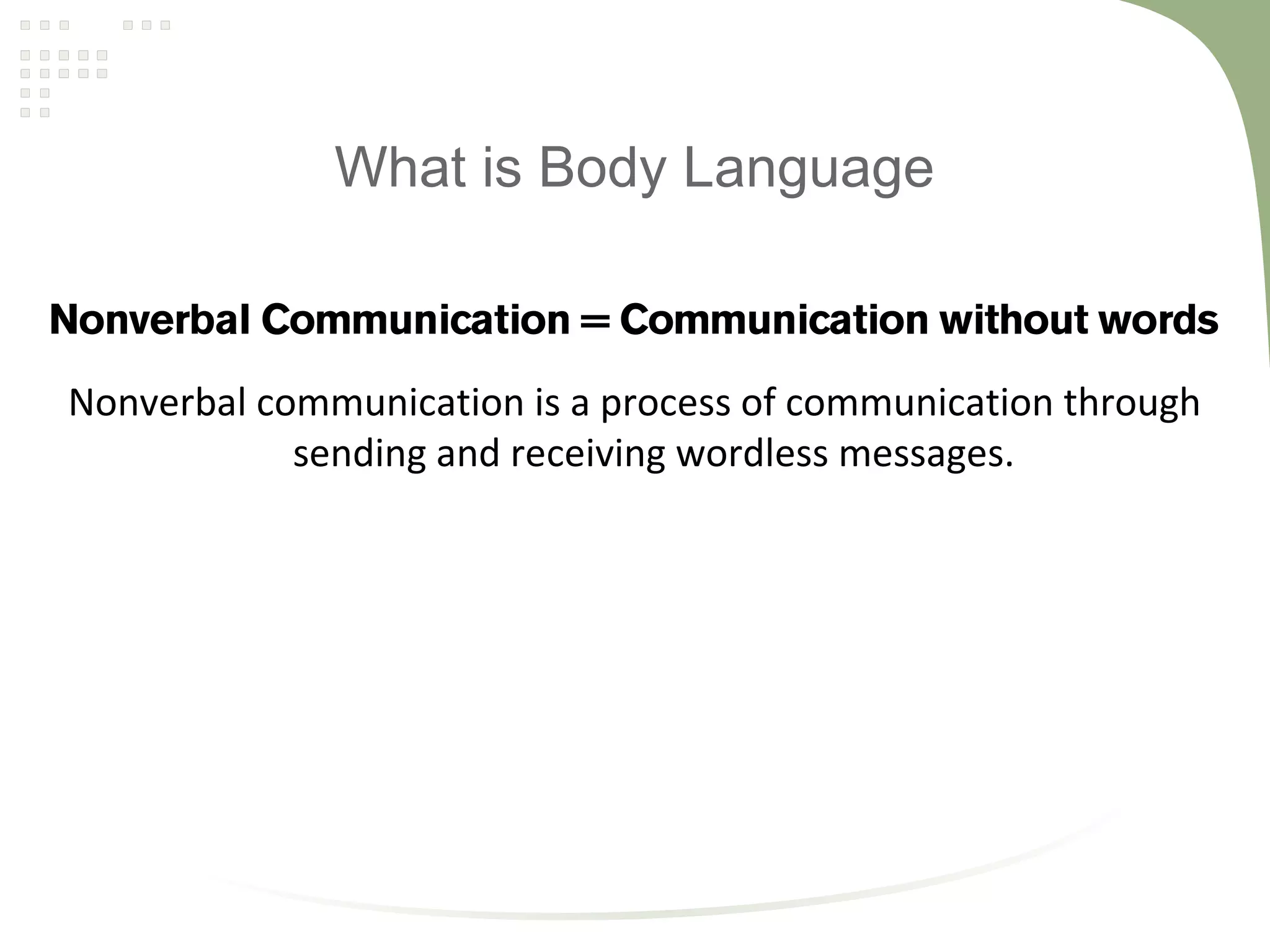 Non-Verbal Communication | PPT