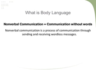 Non-Verbal Communication | PPT