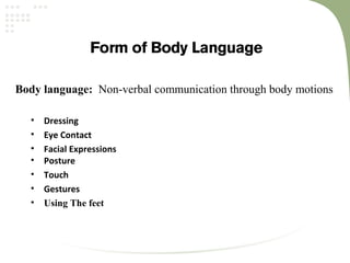 Non-Verbal Communication | PPT