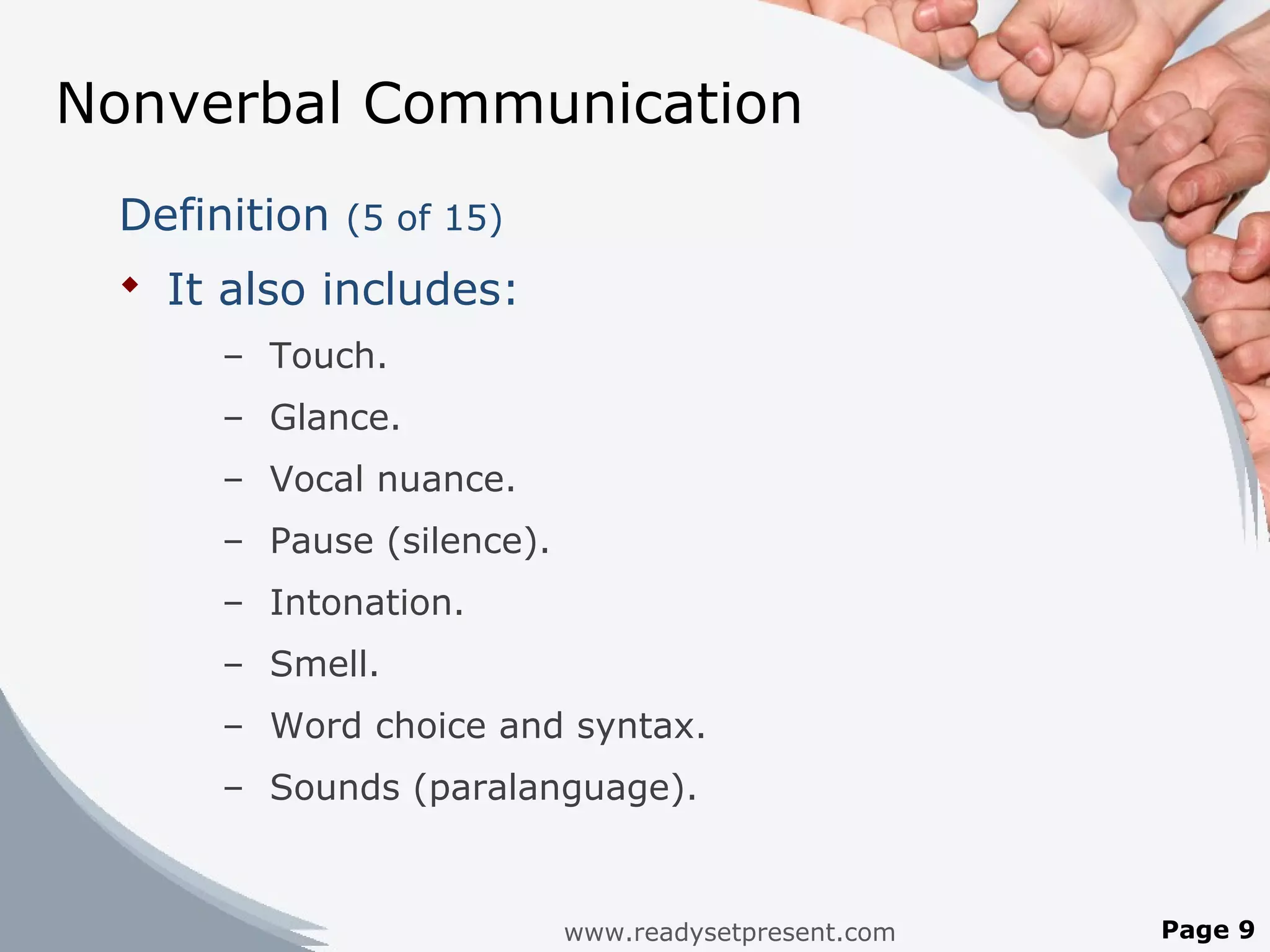 Nonverbal communication | PPT