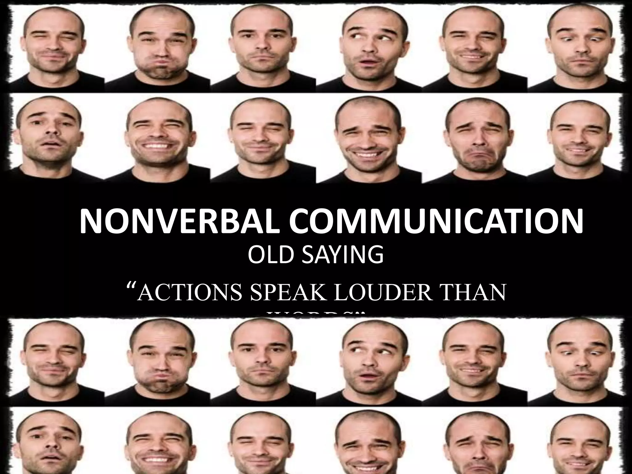 Nonverbal communication powerpoint | PPTX