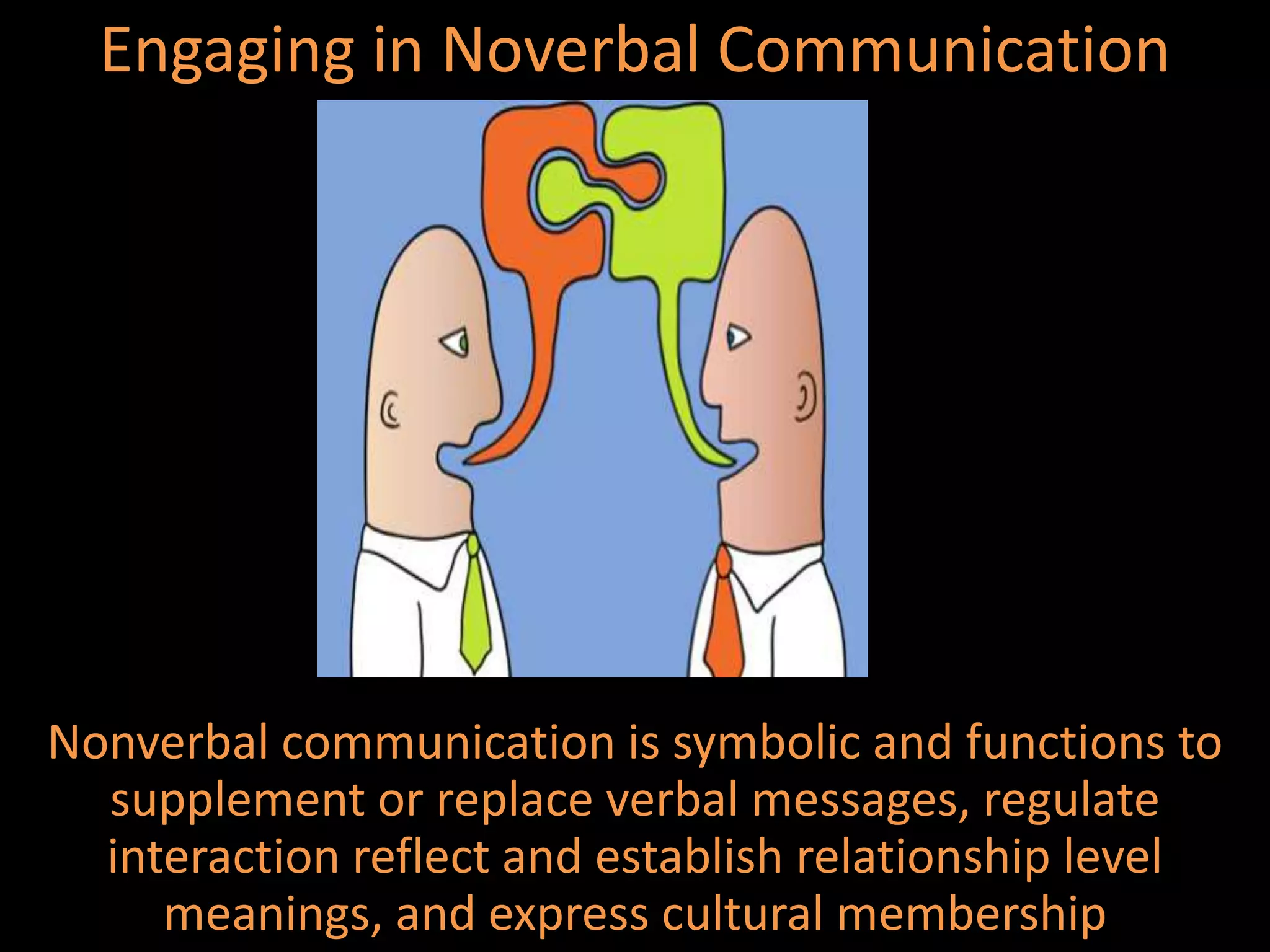 Nonverbal communication powerpoint | PPTX