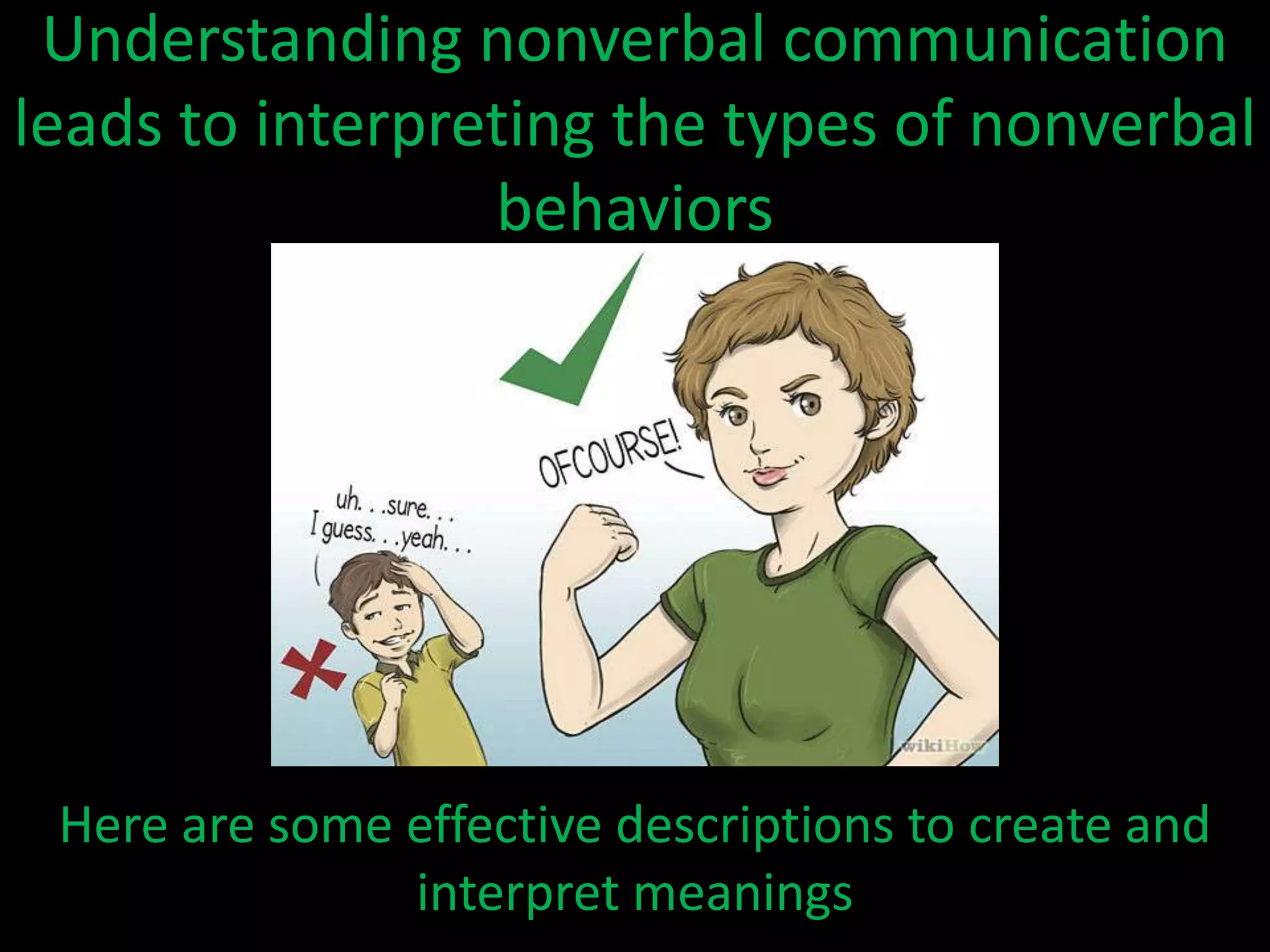 Nonverbal communication powerpoint | PPTX