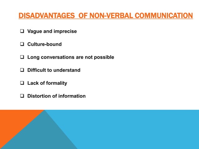 Non verbal communication | PPTX