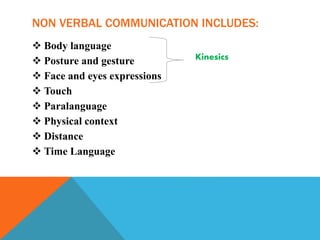 Non verbal communication | PPTX