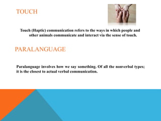 Non verbal communication | PPTX