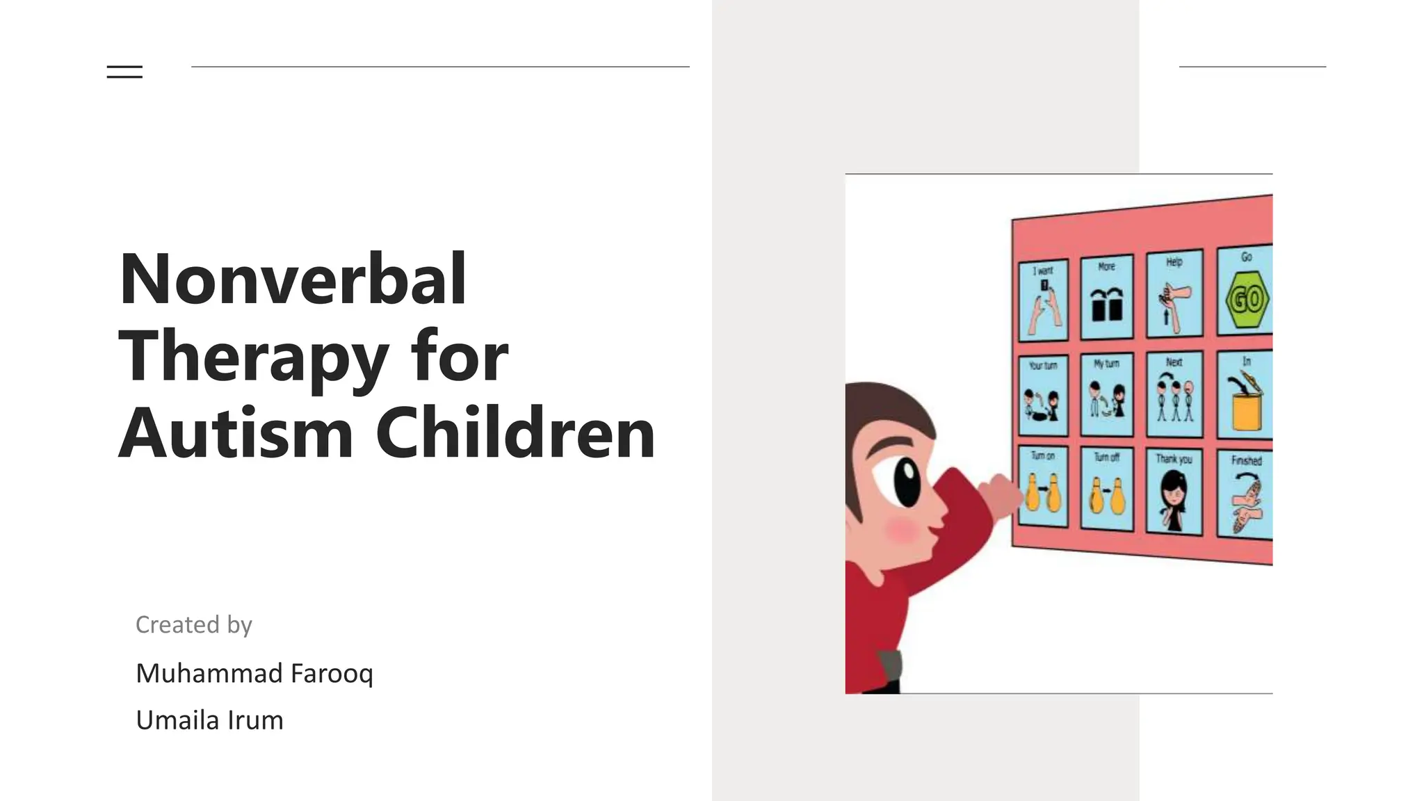 Nonverbale therapy for autistic children.pptx