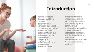 Nonverbale therapy for autistic children.pptx