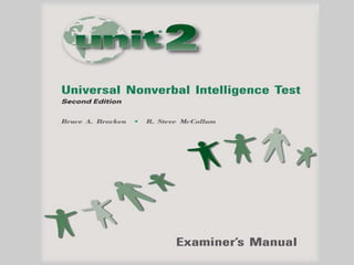 Nonverbal tests of intelligence | PPTX