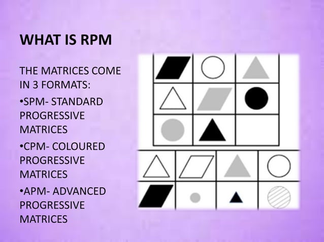 Nonverbal tests of intelligence | PPTX