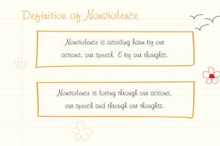 Nonviolence Booklet | PPT