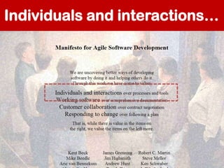 Non violent communication and Agile: Individuals and Interactions over ...