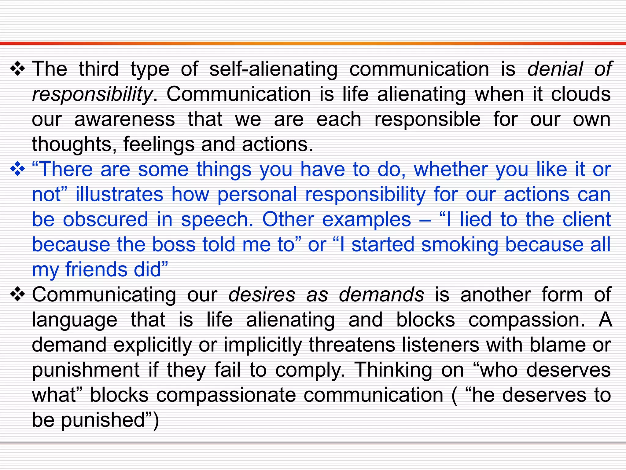 Non-Violent communication | PDF