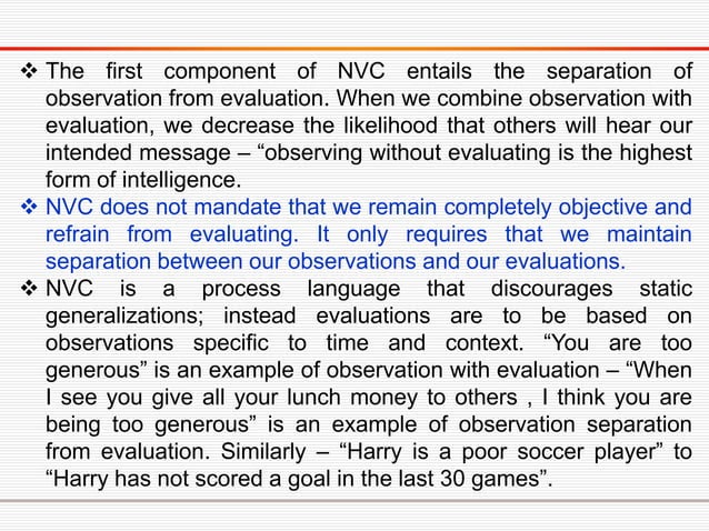 Non-Violent communication | PDF