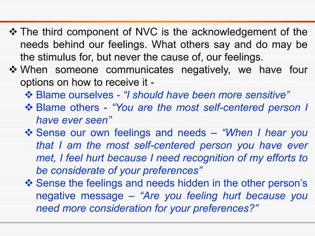 Non-Violent communication | PDF