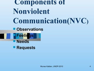 Non violent communication increasing compassion | PPT