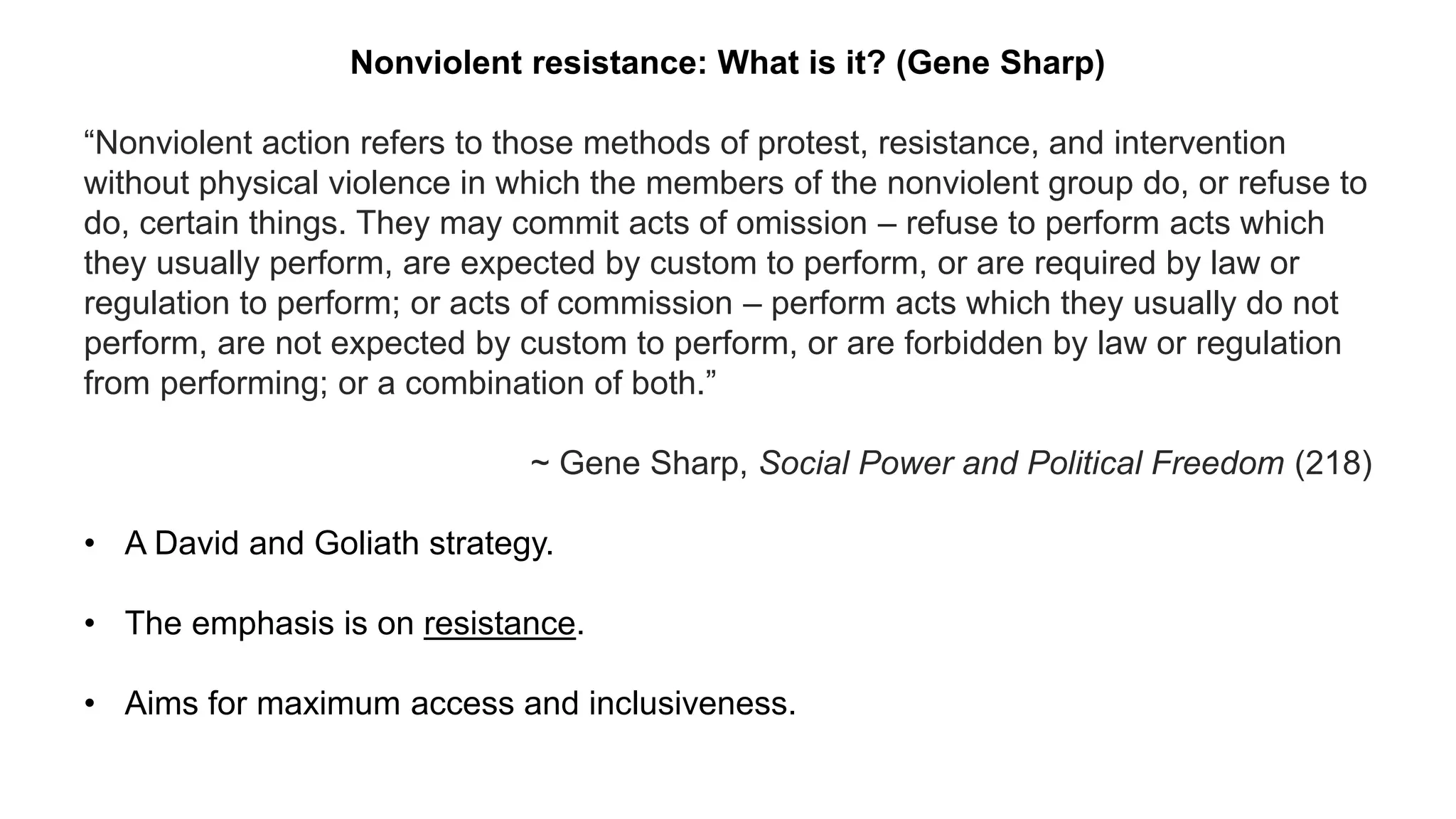 Nonviolent resistance (1) | PPTX