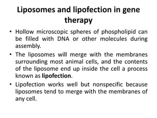 Non viral delivery in gene therapy | PPTX