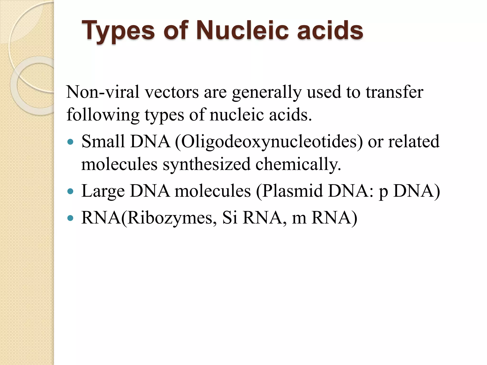Non viral gene transfer | PPTX