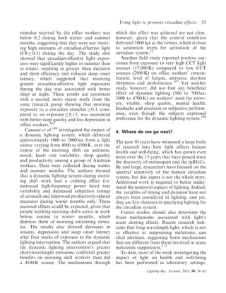 Non visual effects of light_How to use LIGHT PROMOTE CIRCADIAN.pdf