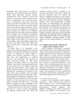 Non visual effects of light_How to use LIGHT PROMOTE CIRCADIAN.pdf