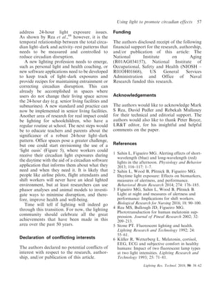 Non visual effects of light_How to use LIGHT PROMOTE CIRCADIAN.pdf