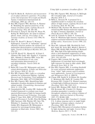 Non visual effects of light_How to use LIGHT PROMOTE CIRCADIAN.pdf