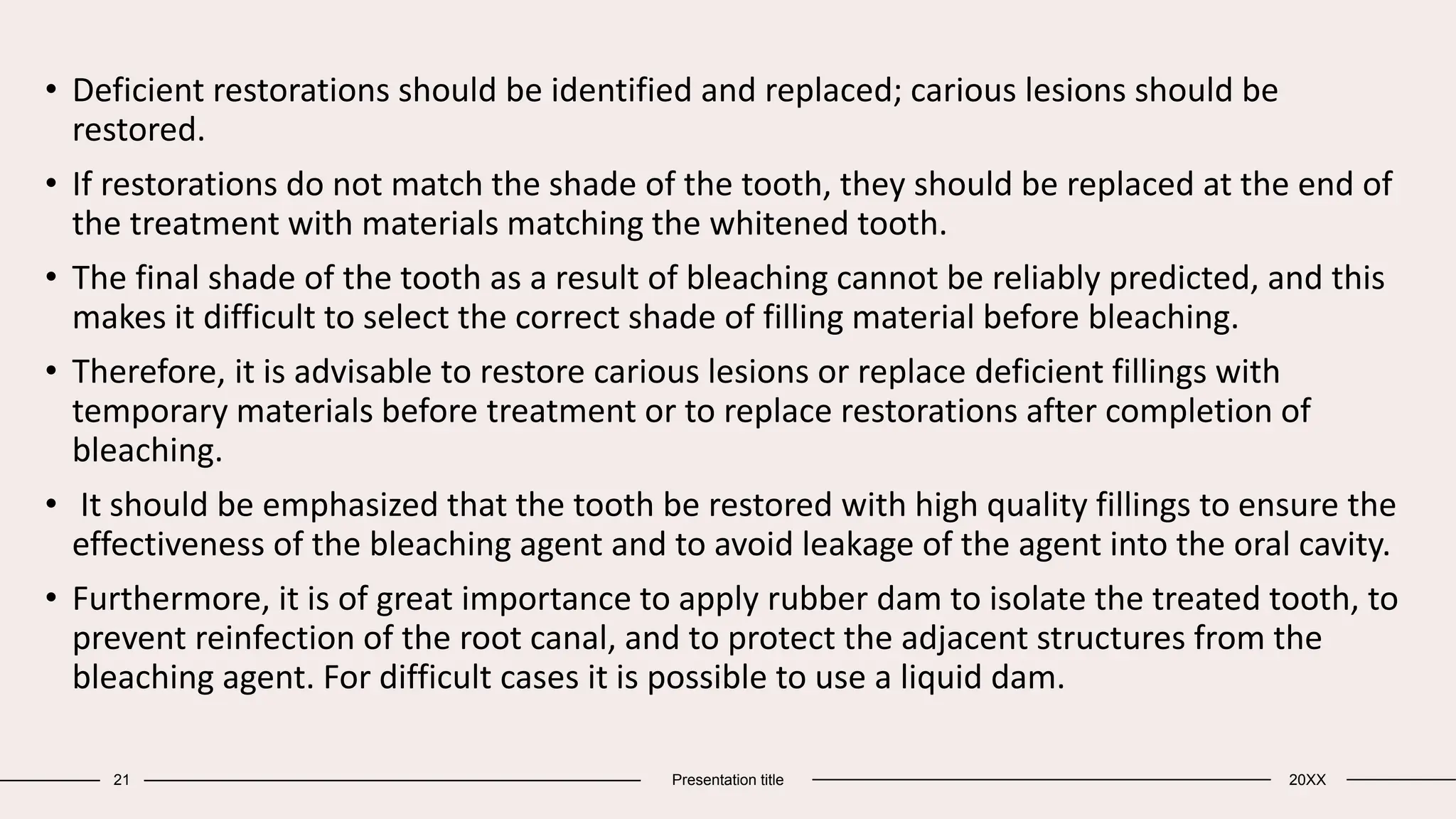 Non Vital Tooth Bleaching .pptx- conservative and endodontics | PPTX