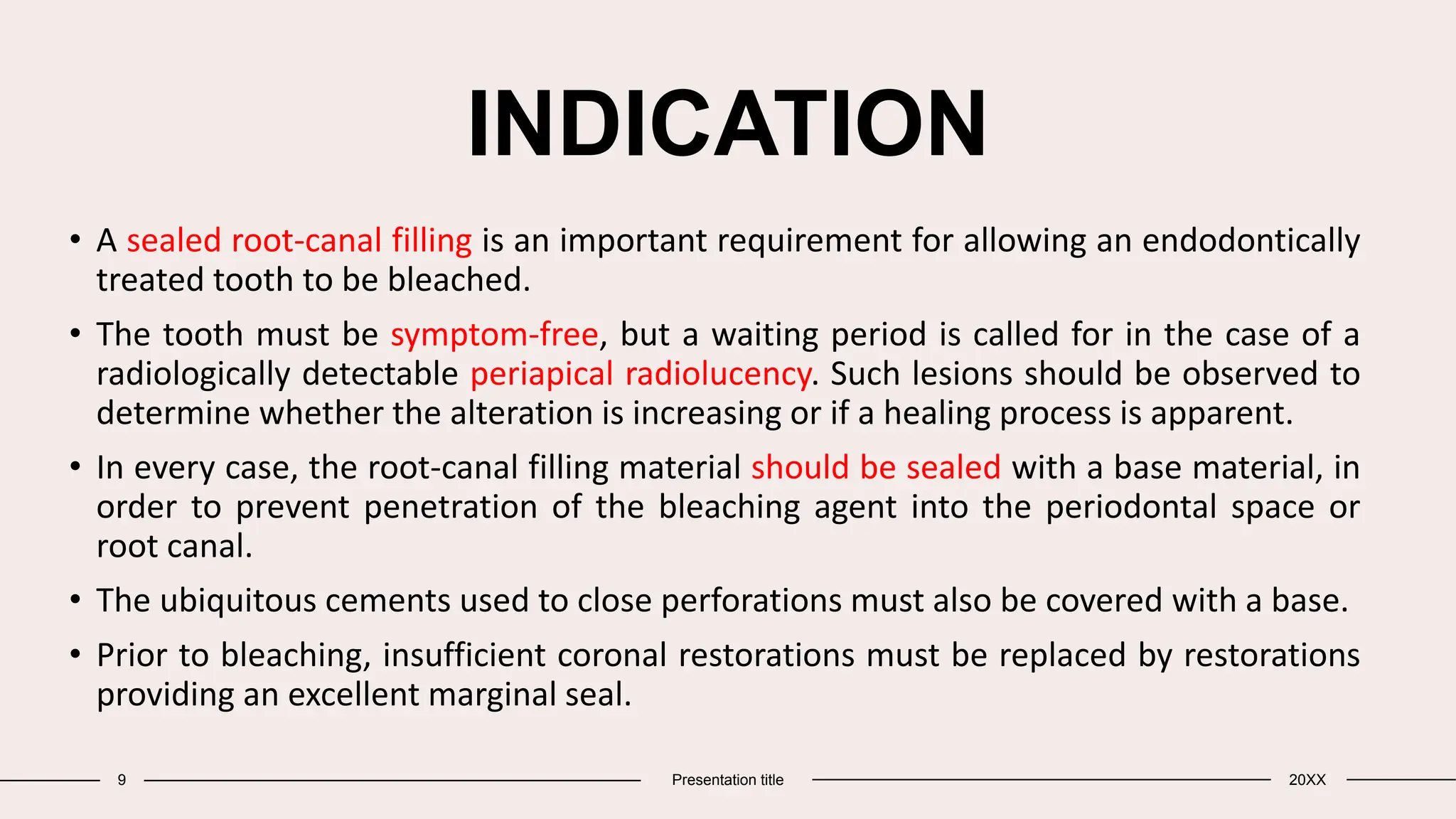Non Vital Tooth Bleaching .pptx- conservative and endodontics | PPTX