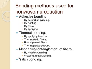 Nonwoven Presentation | PPTX