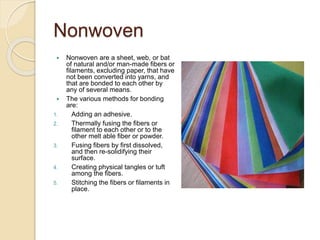 Nonwoven Presentation | PPTX