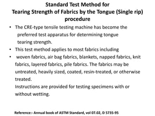 Nonwoven (application, testing) | PPTX